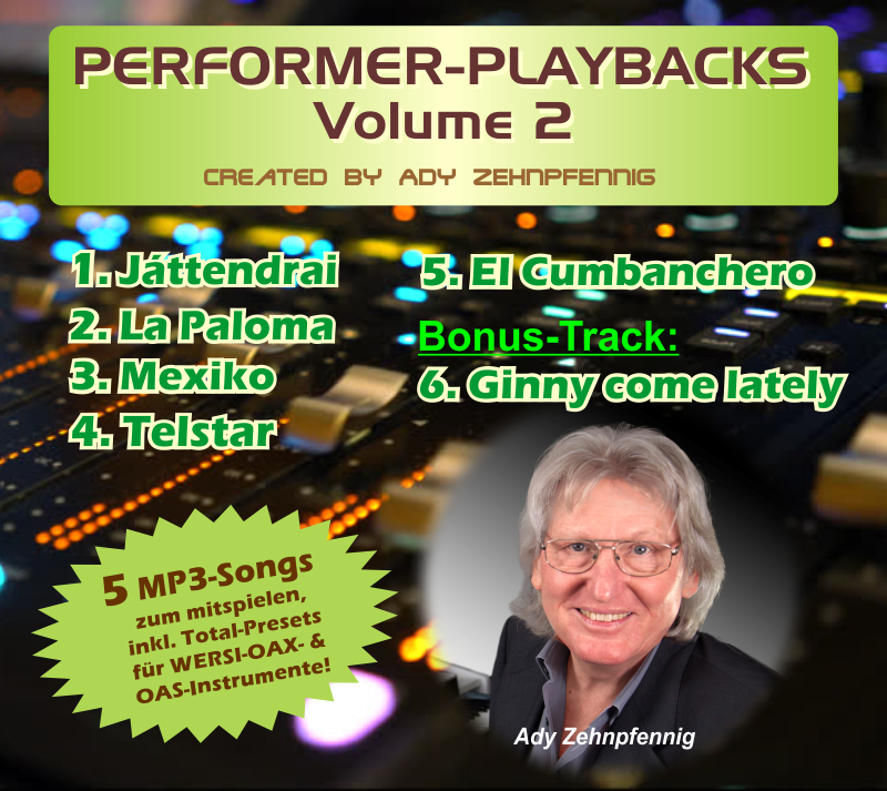 Webshop Live Style Music GmbH - PERFORMER-Playbacks Vol.2